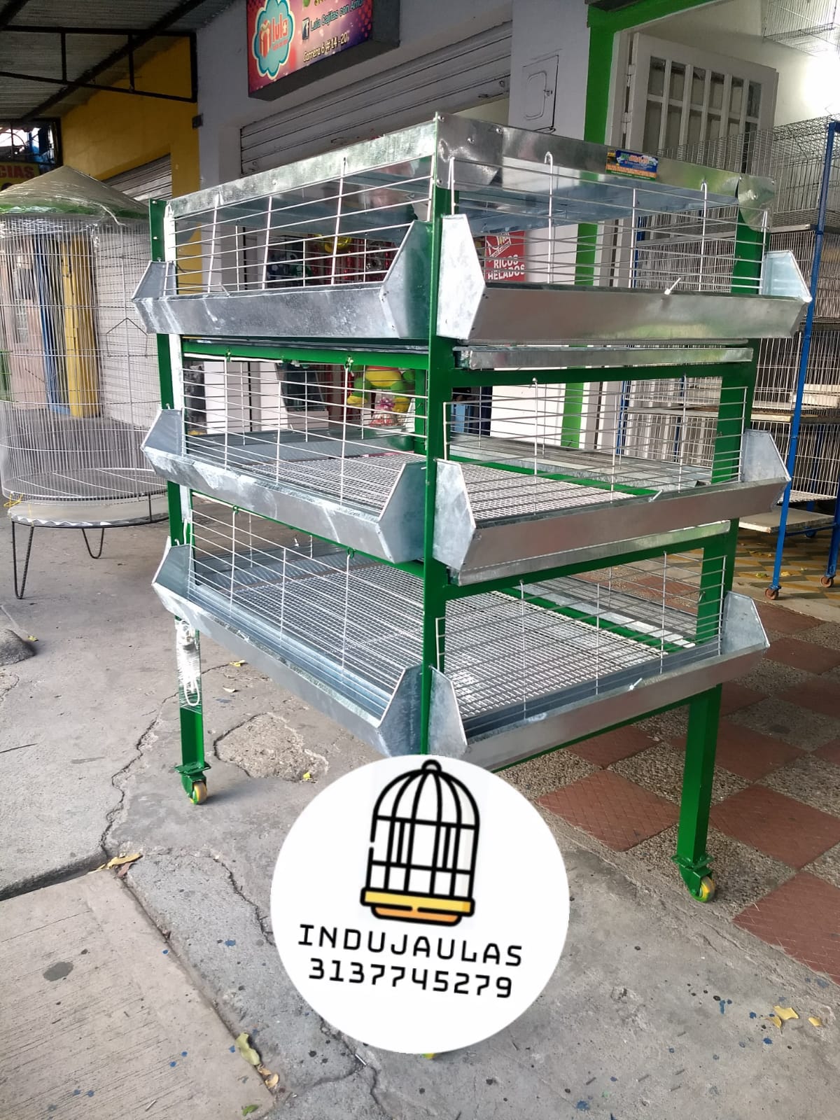 Jaulas Para Pollo Criadora X 300 Pollos De Un Dia Indujaulas Jaulas