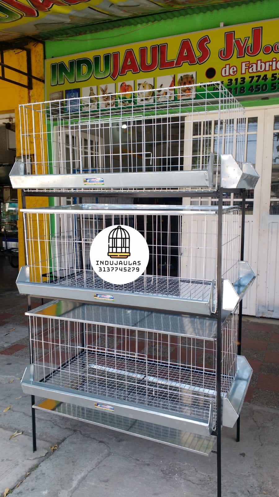 JAULAS PARA POLLO CEBADORA X 30 POLLOS | INDUJAULAS, Jaulas ...