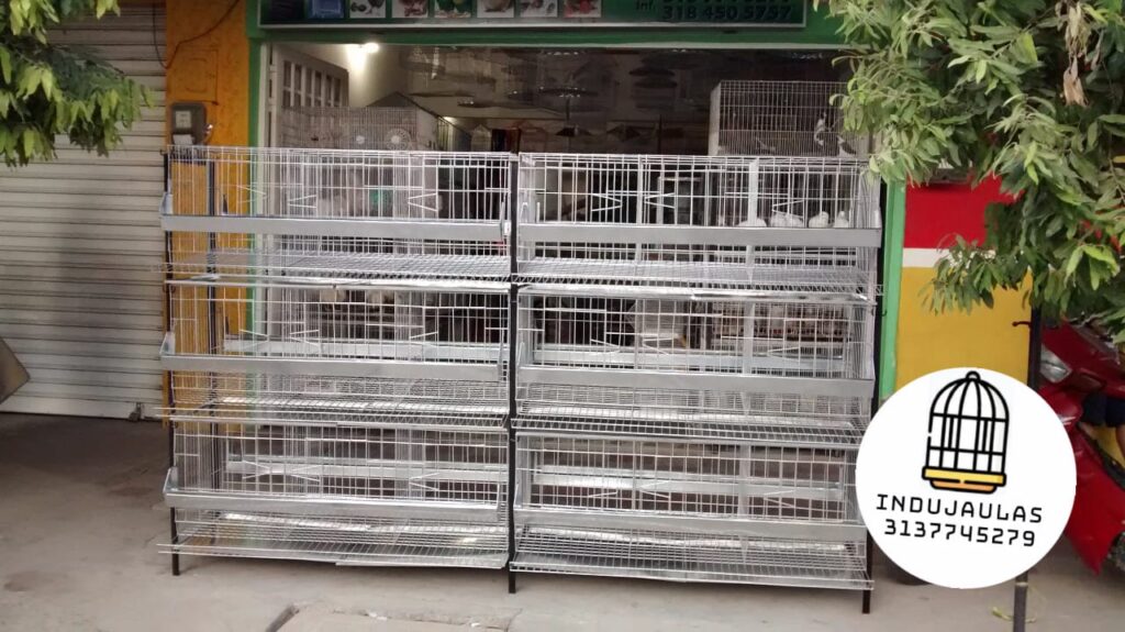 JAULAS PARA GALLINA MODULOS VERTICALES PARA 27 AVES | INDUJAULAS ...
